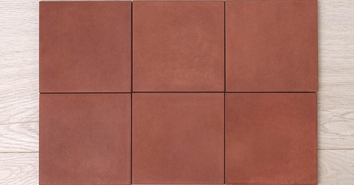 Tarawera Square Matt Tile Terracotta Matt Square Tile 100mm x 100mm ...