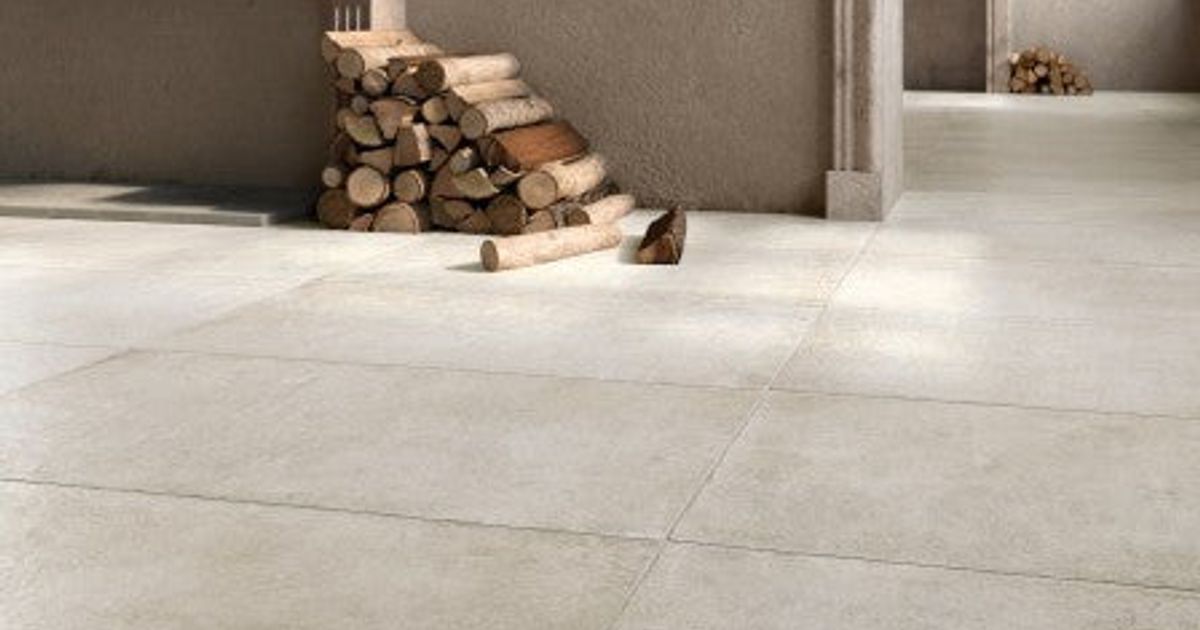 Limestone Look Chalk French Pave Tile Large Square Matt Tile 500mm x ...