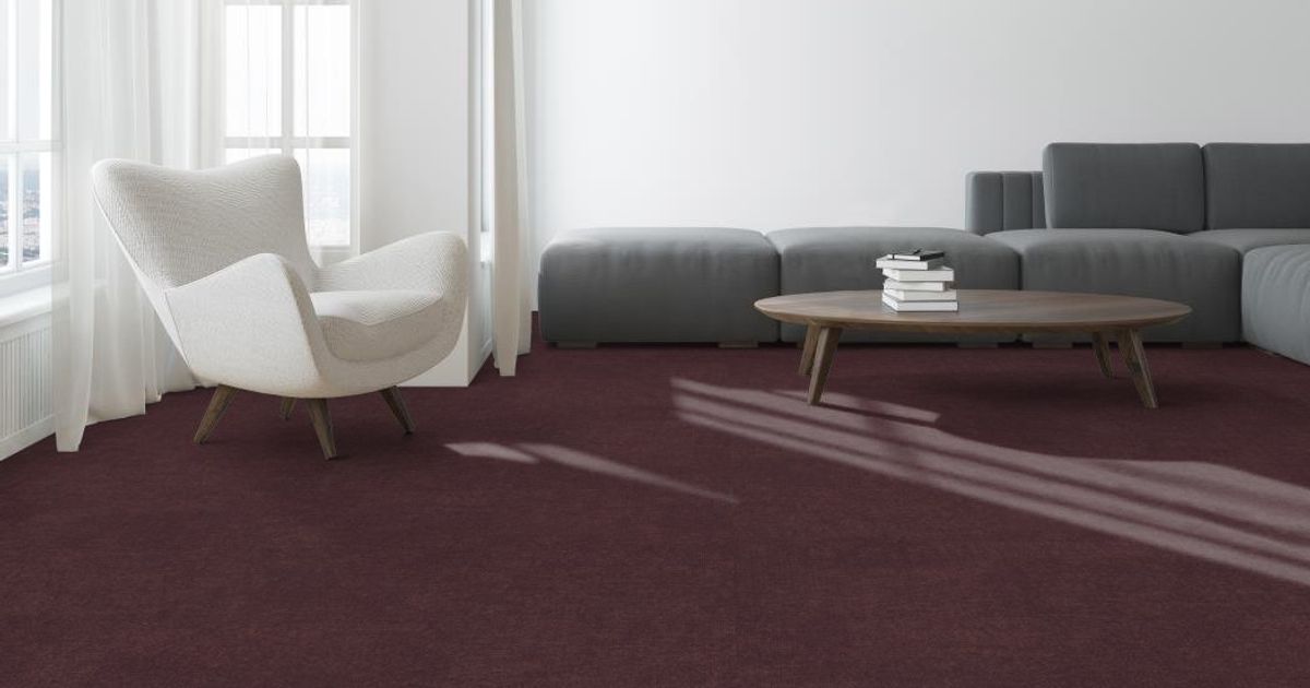 Shaw Contract Accent Burgundy Carpet Tiles Carpet | Jacobsen NZ Flooring
