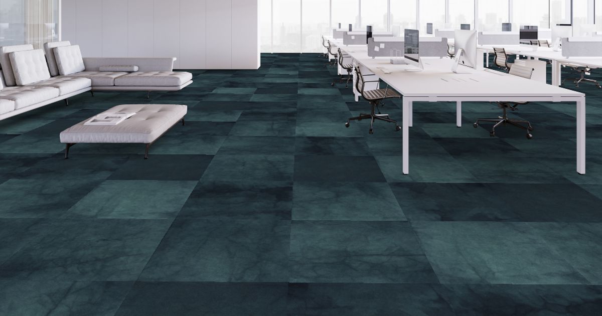 Shaw Contract Dye Lab Woad Carpet Tiles Carpet | Jacobsen NZ Flooring