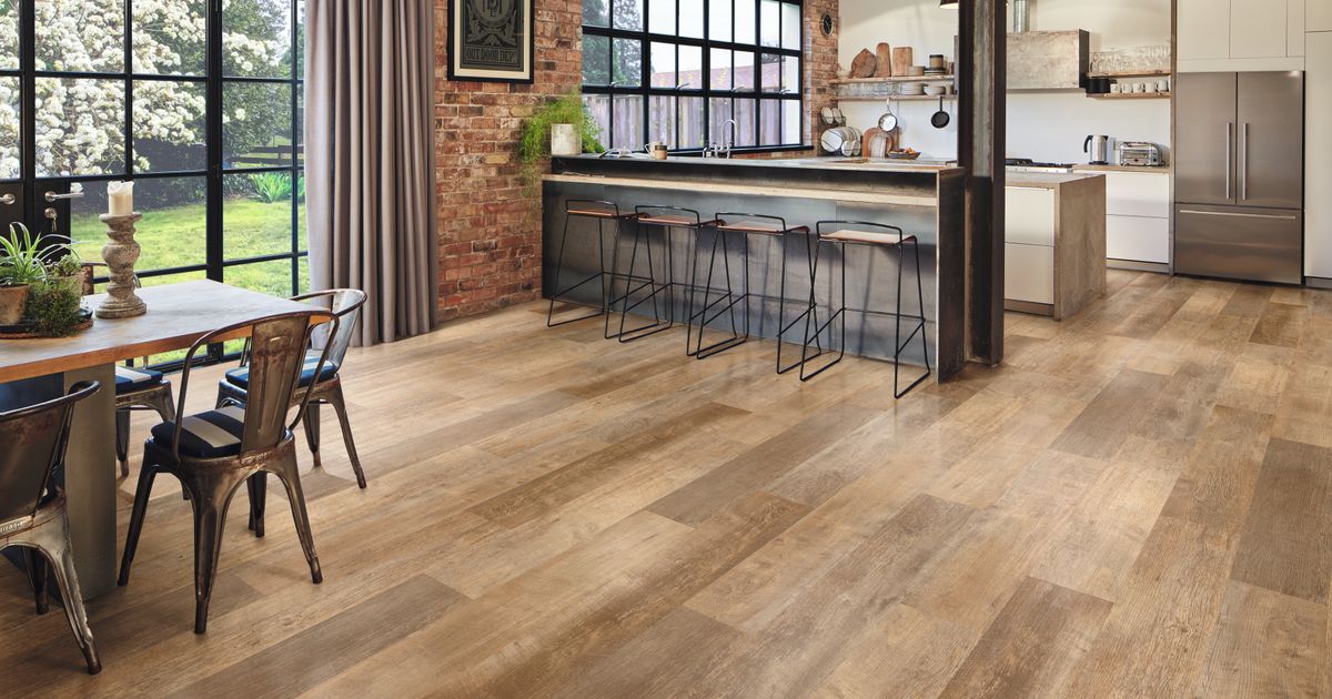Karndean Korlok Plank Light Barnwood 1420mm x 225mm Timber Design ...