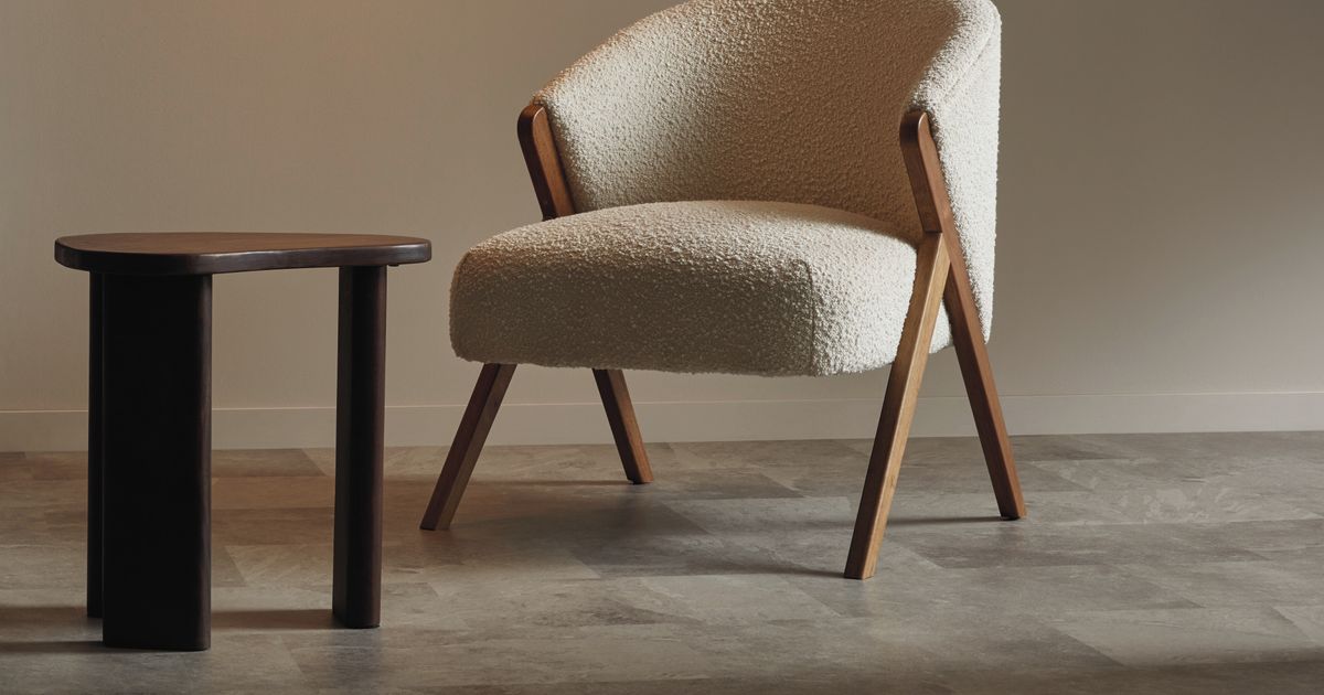 Karndean Knight Tile Stone Rigid Core Grey Riven Slate 305mm x 457mm ...